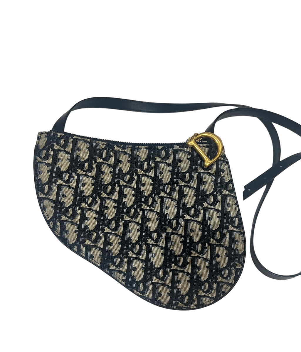 Christian Dior Saddle Rodeo Blue Pouch – thankunext.us